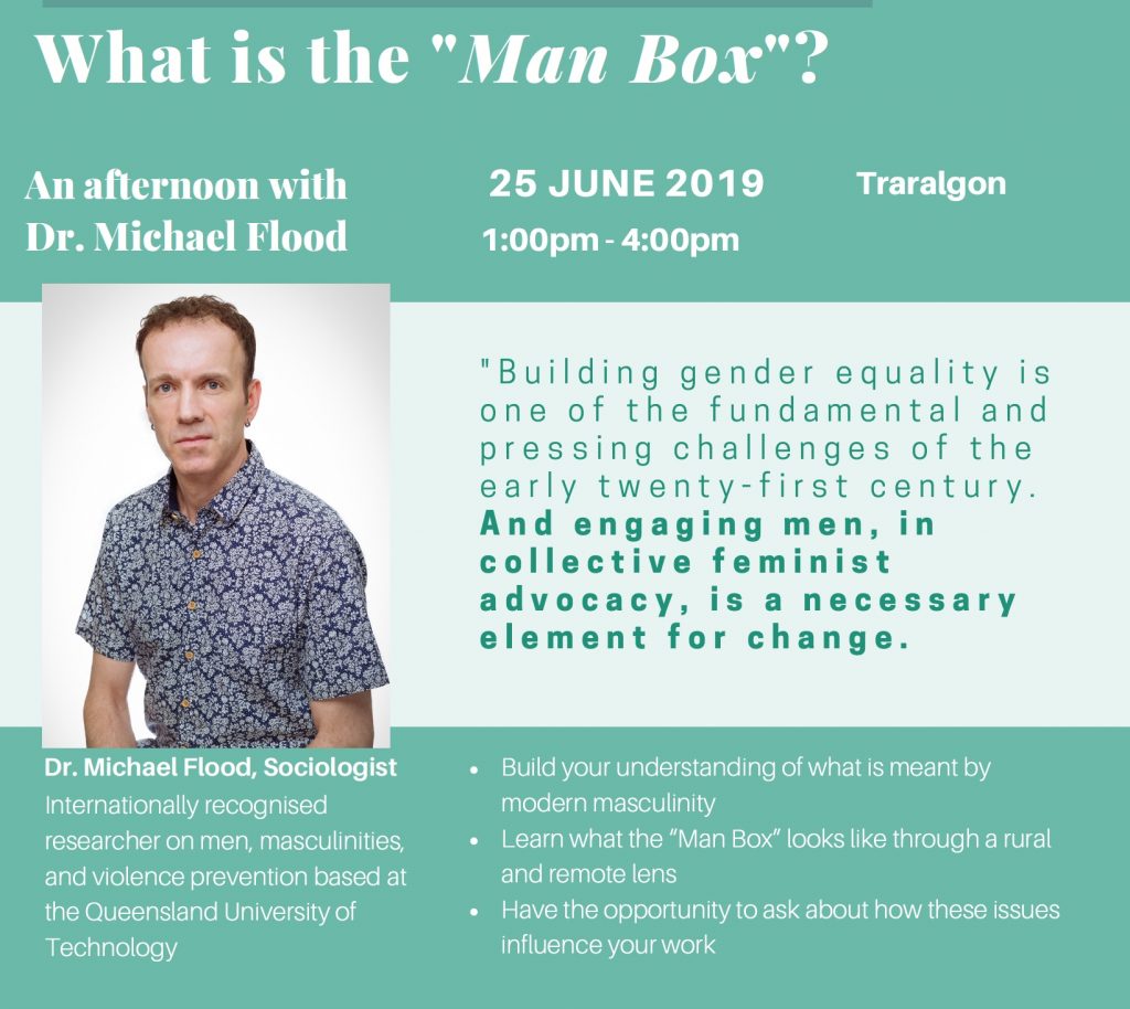 Building healthy masculinities – QUT Centre for Justice